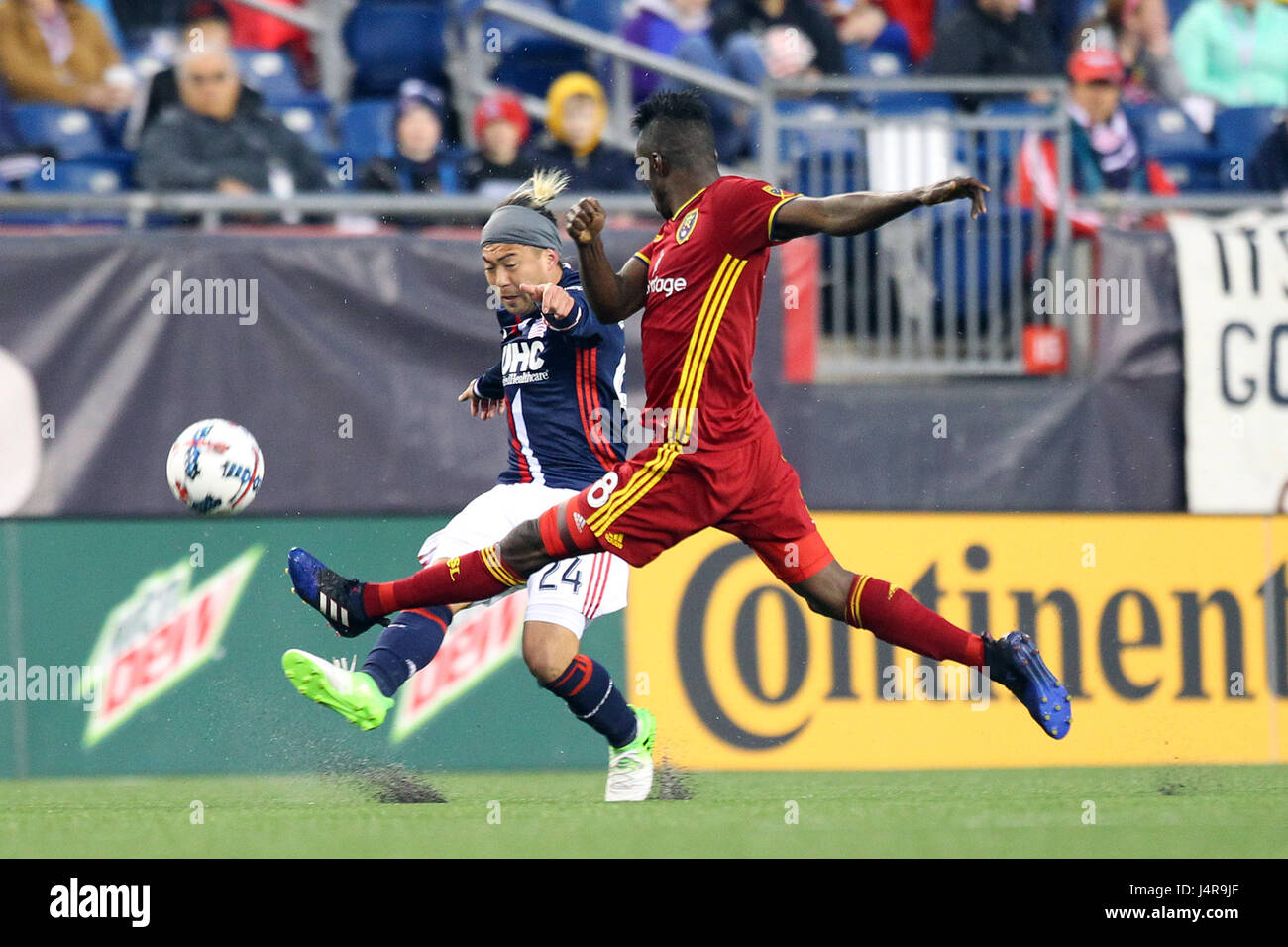 Gillette Stadium. 13th May, 2017. MA, USA; New England Revolution ...