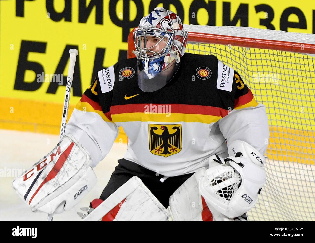 Cologne, Germany. 13th May, 2017. Germany's goalkeeper Philipp Grubauer ...