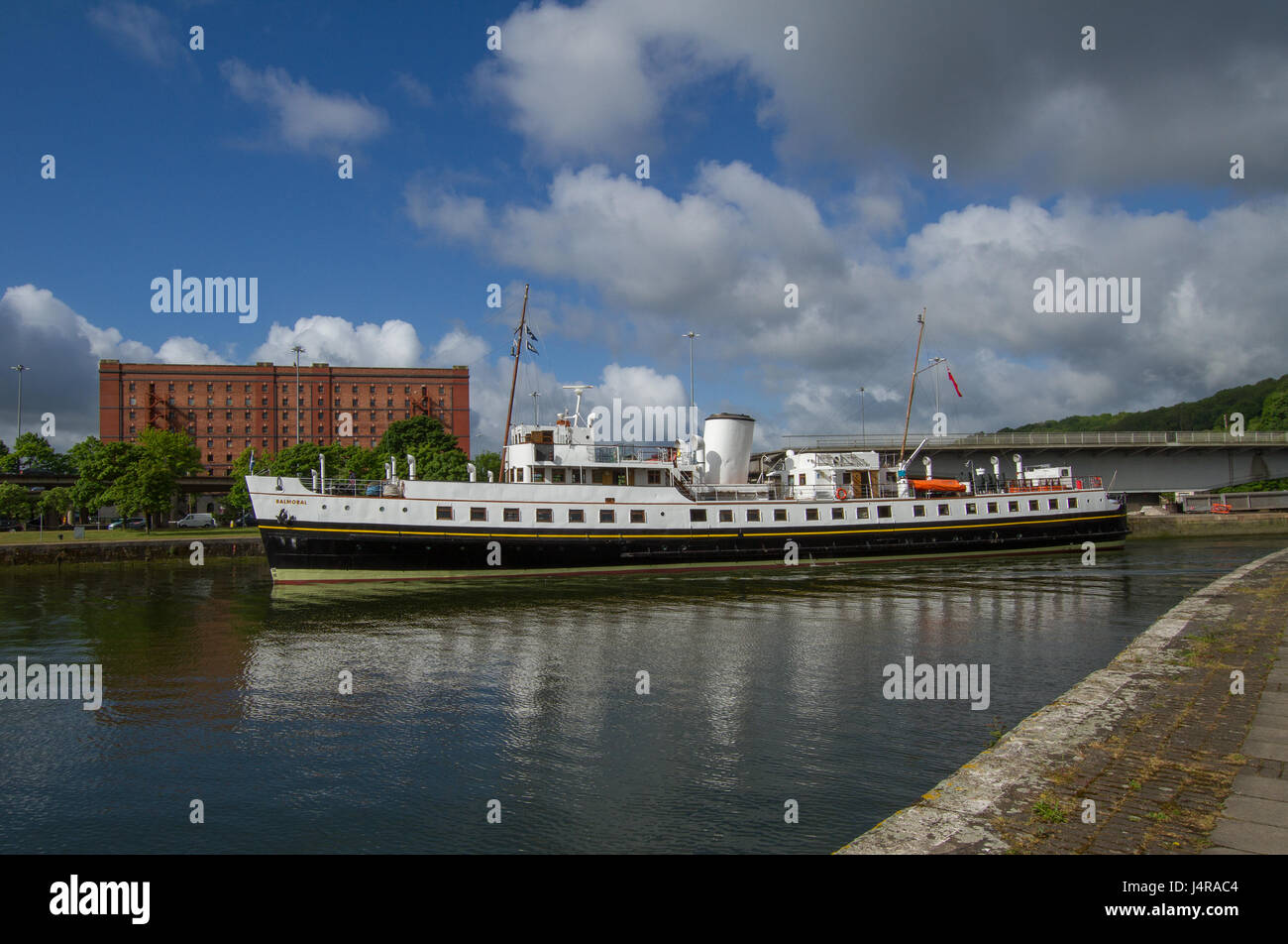 Bristol, UK. 14th May, 2017. Balmoral ship returns to Bristol harbour ...