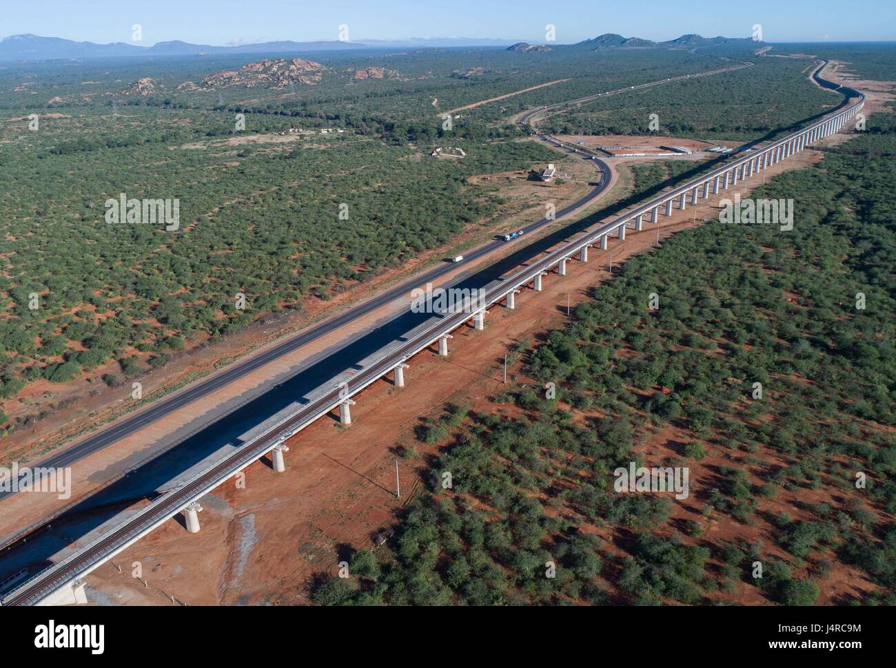 Tsavo river bridge hi-res stock photography and images - Alamy