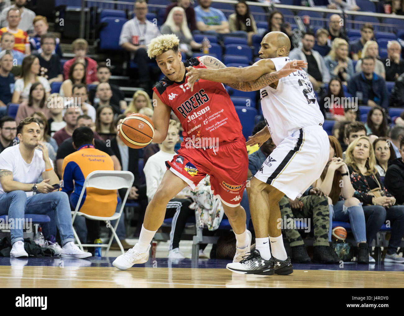 London, UK. 14th May, 2017. BBL Basketball Play-off Final, Leicester ...