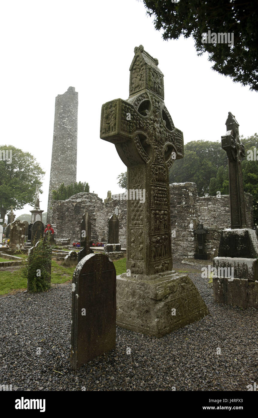 Ireland, Leinster, county Louth, Mainistir Bhuithe, Monasterboice ...