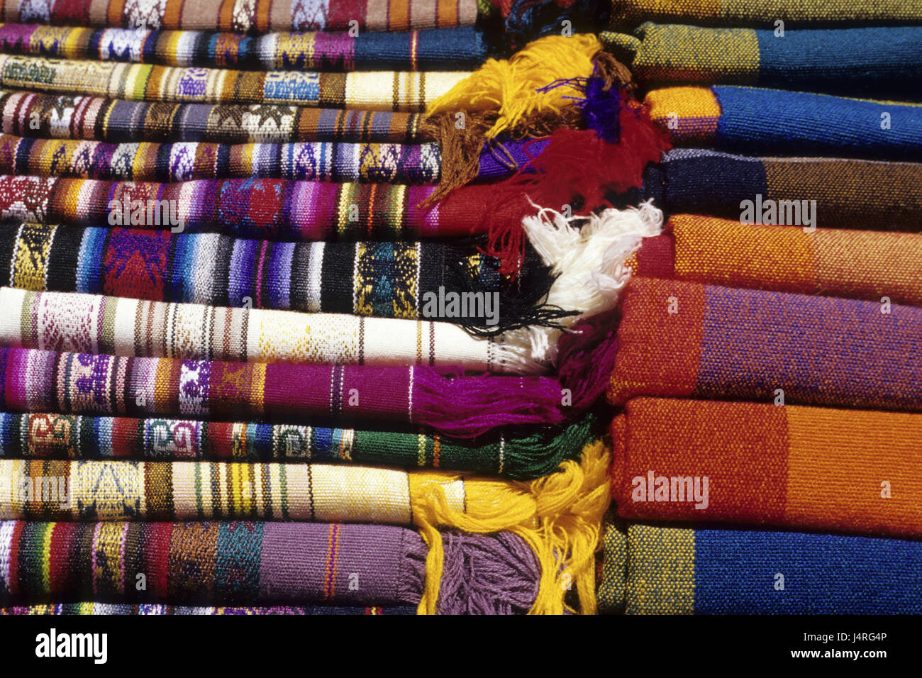 Ecuador, Otavalo, market, textiles Stock Photo - Alamy