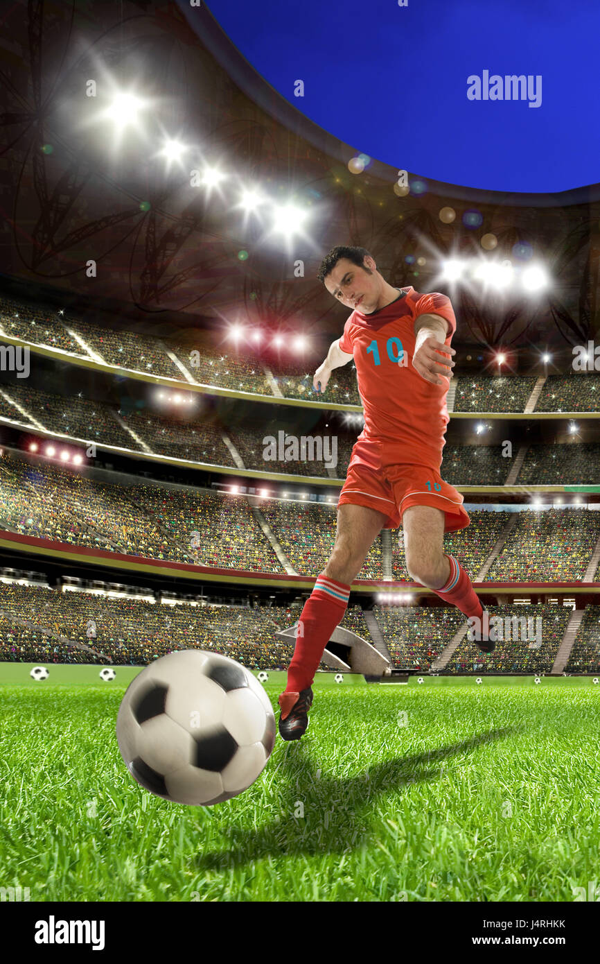 Football stadium pitch goal stand hi-res stock photography and images ...