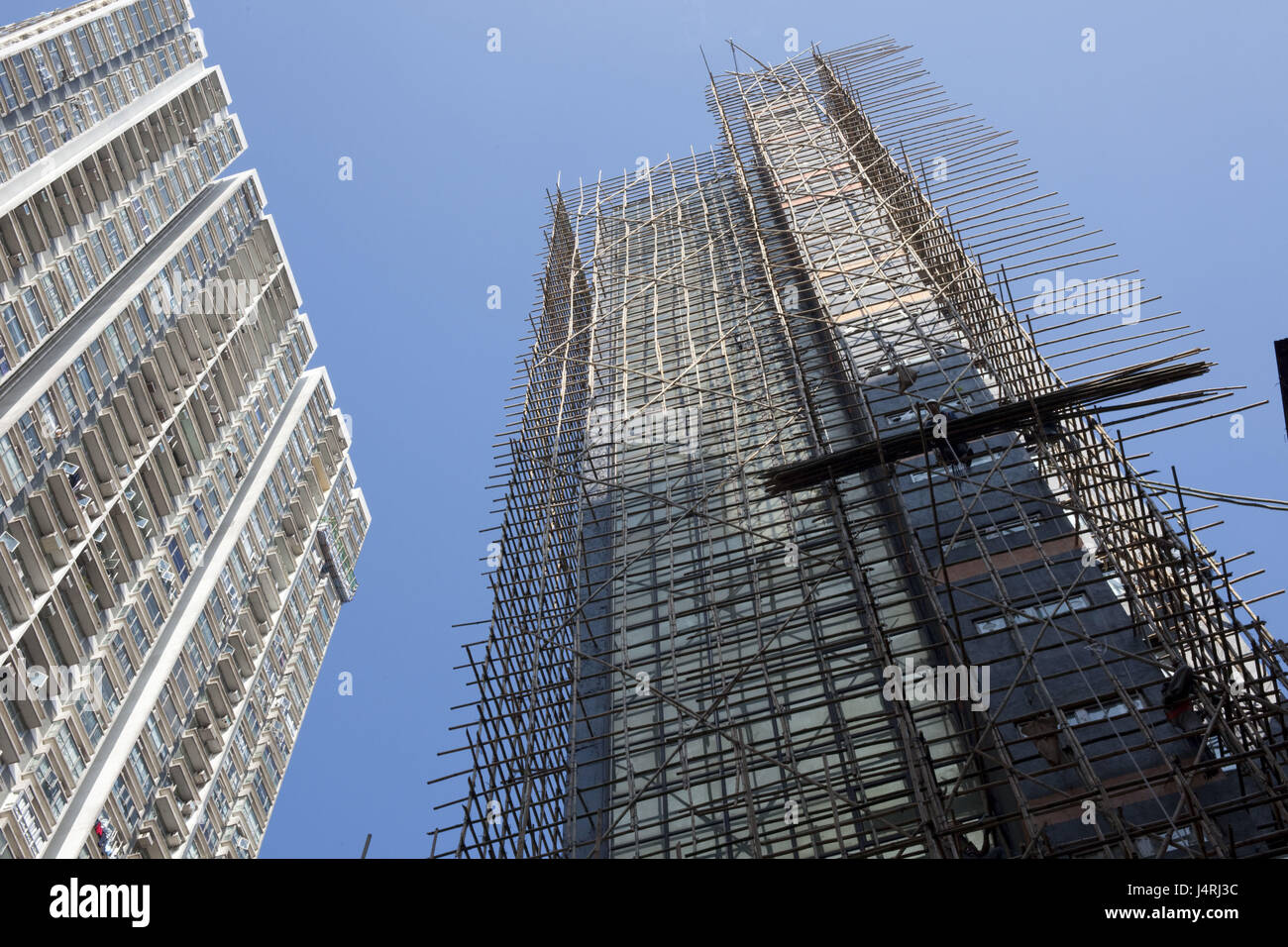 Bamboo scaffolding hong kong hi-res stock photography and images - Alamy
