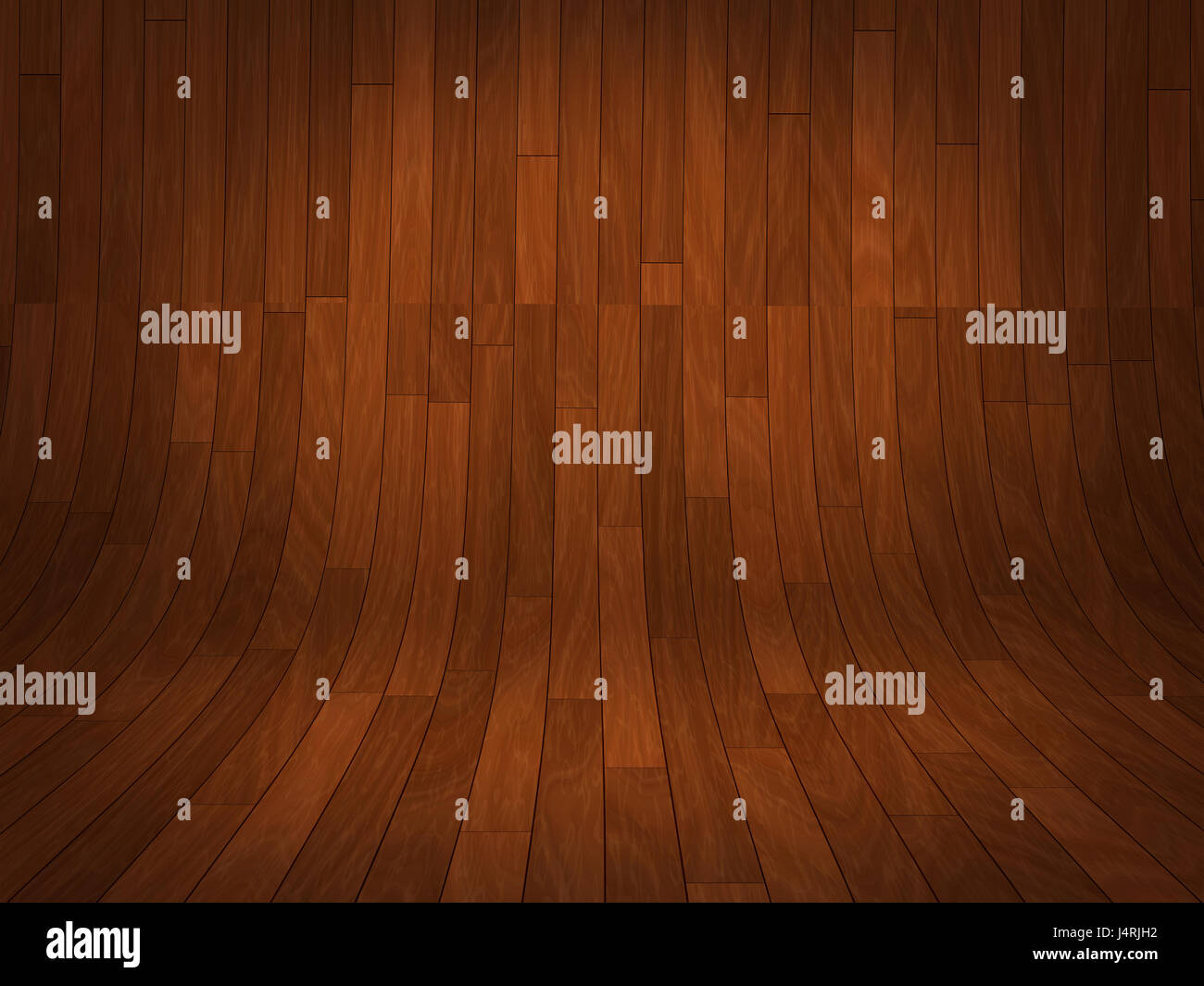 Curved red oak wooden background illustration Stock Photo - Alamy