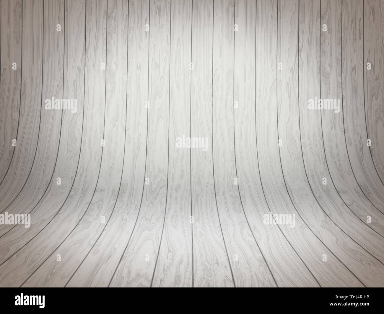 Curved white wooden background illustration Stock Photo - Alamy