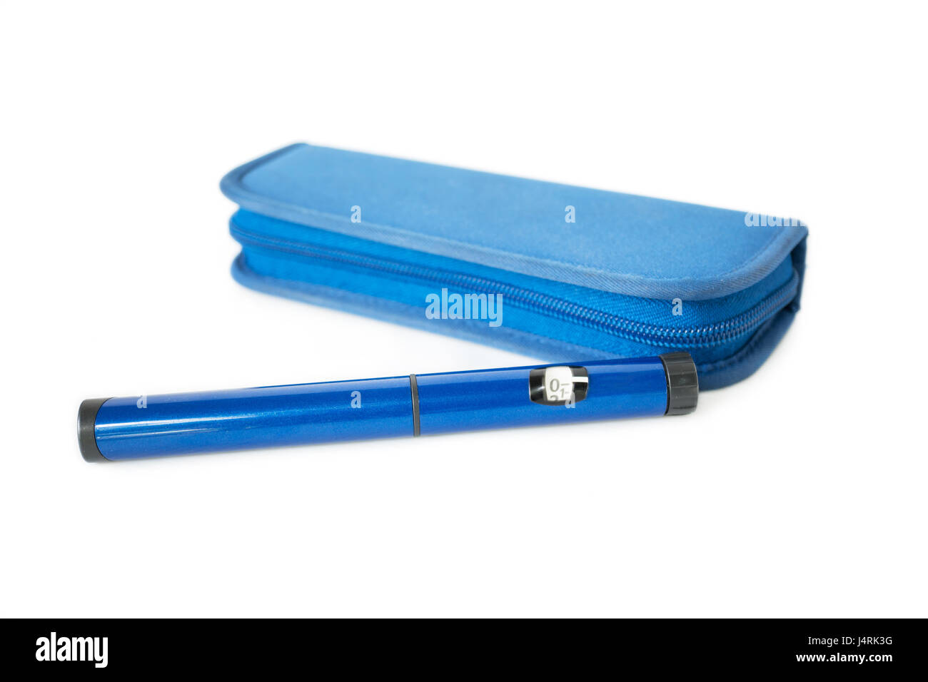 Glucometer set diabetic glucose Cut Out Stock Images & Pictures - Alamy