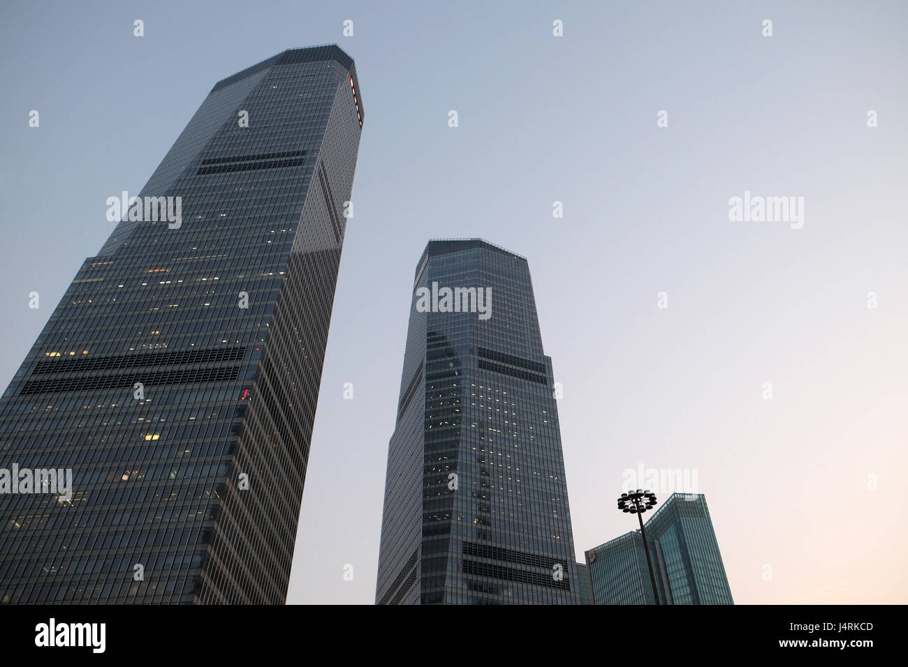 Shanghai world financial center skyscrapers, Lujiazui, Shanghai, China ...