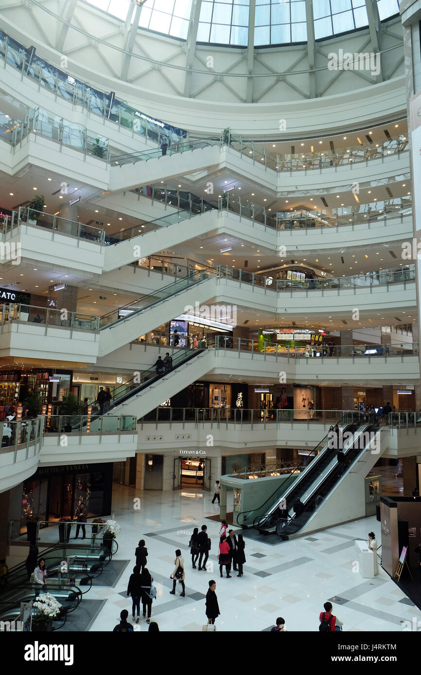 Luxury shopping mall in Shanghai, China Stock Photo - Alamy