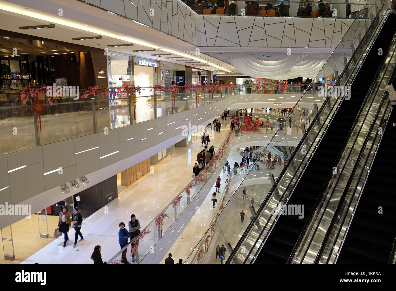 Luxury shopping mall in Shanghai, China Stock Photo - Alamy