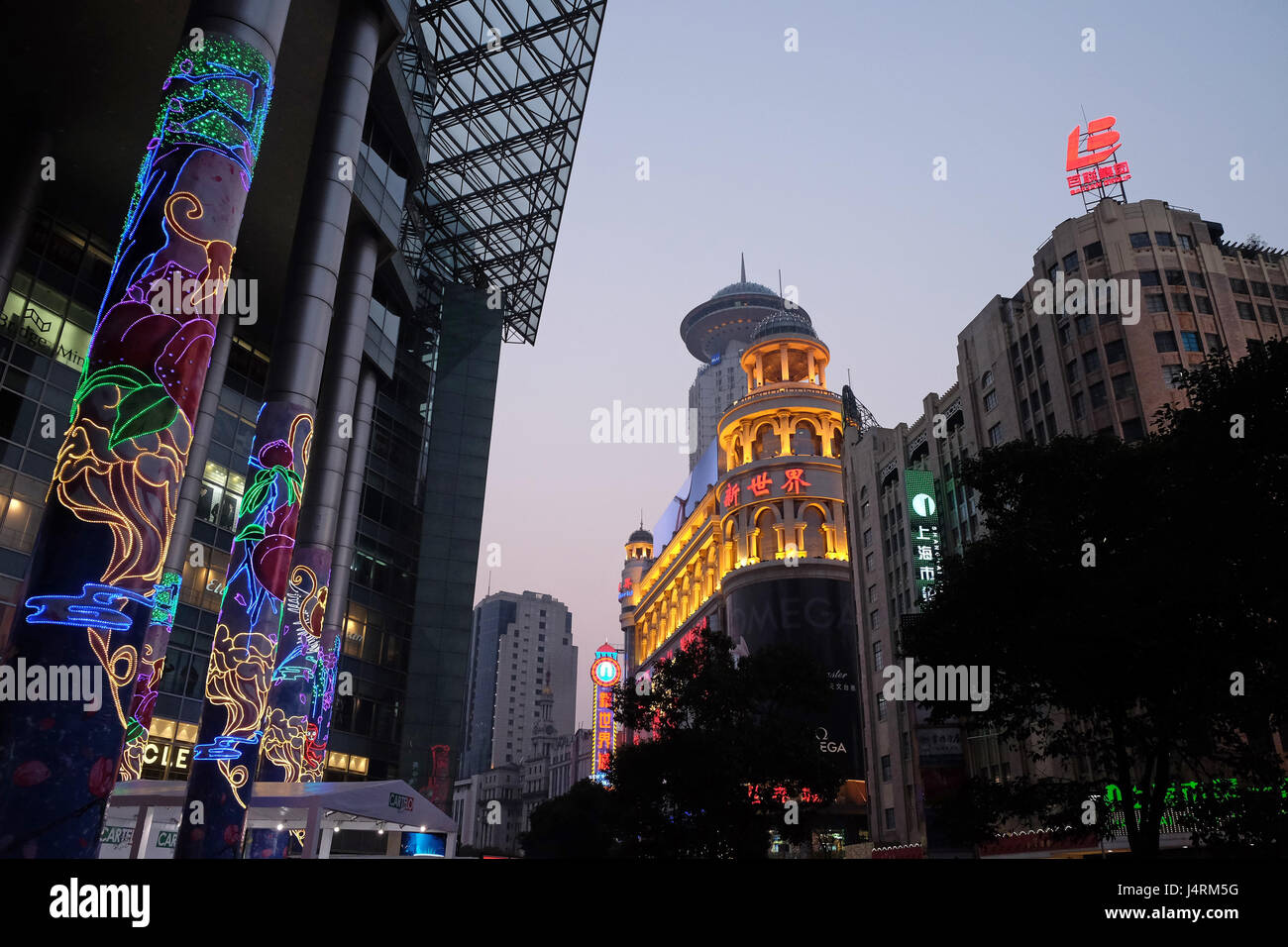 New World City Shopping Center at main pedestrian shopping street ...