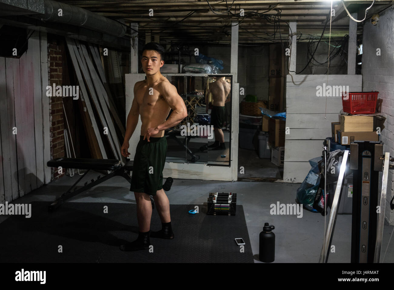 A RIPPED GUY Stock Photo - Alamy