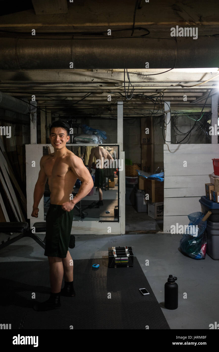 A RIPPED GUY Stock Photo - Alamy