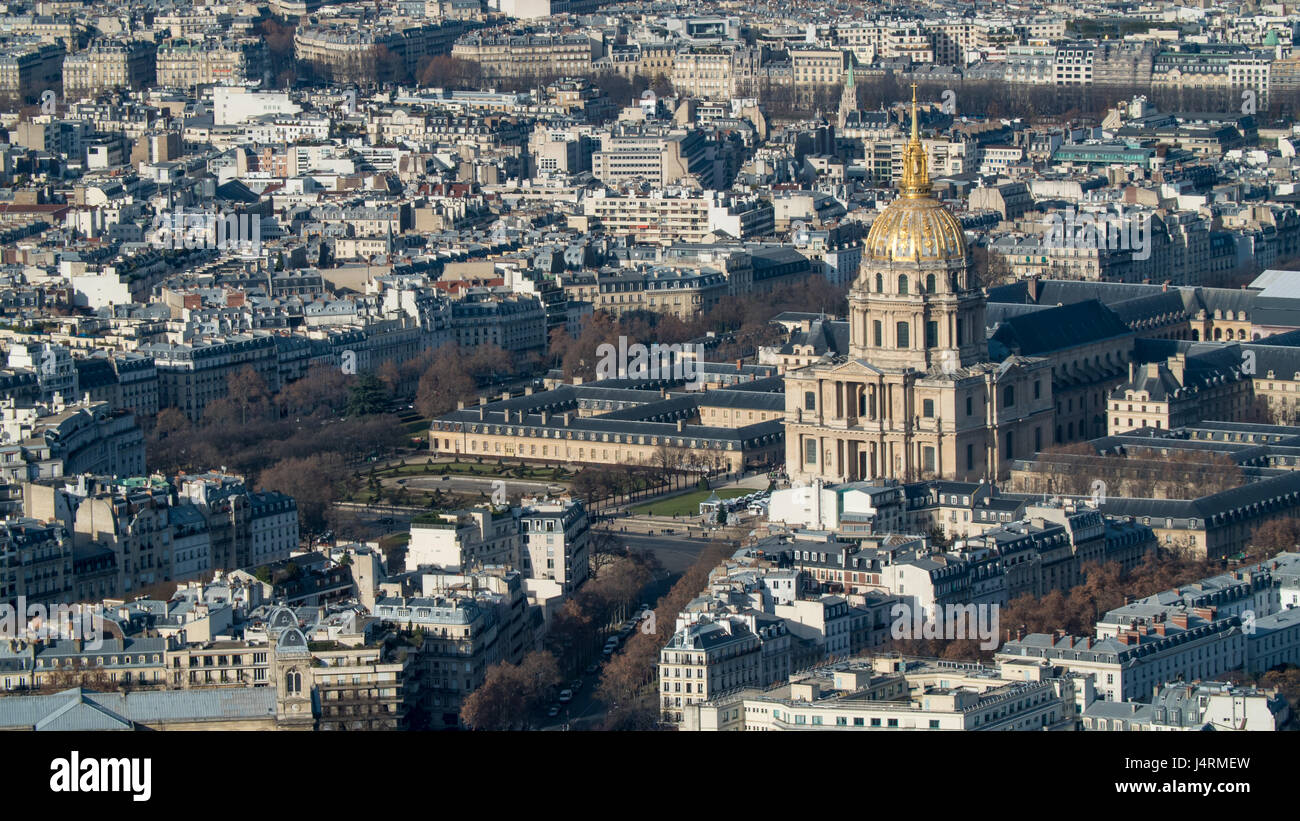 Invalides aerial hi-res stock photography and images - Alamy