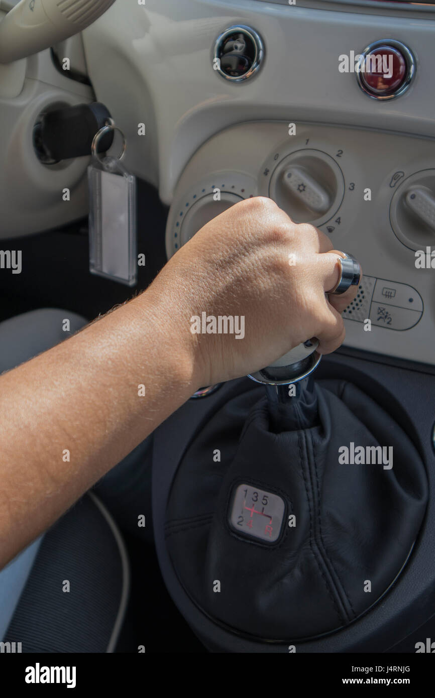 Woman's hand to drive Stock Photo - Alamy