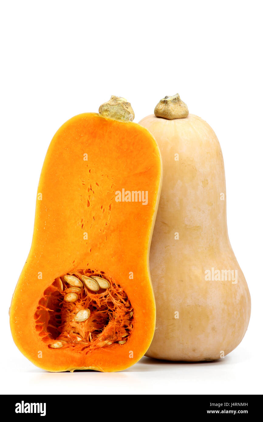butternut squash isolated on white background Stock Photo - Alamy