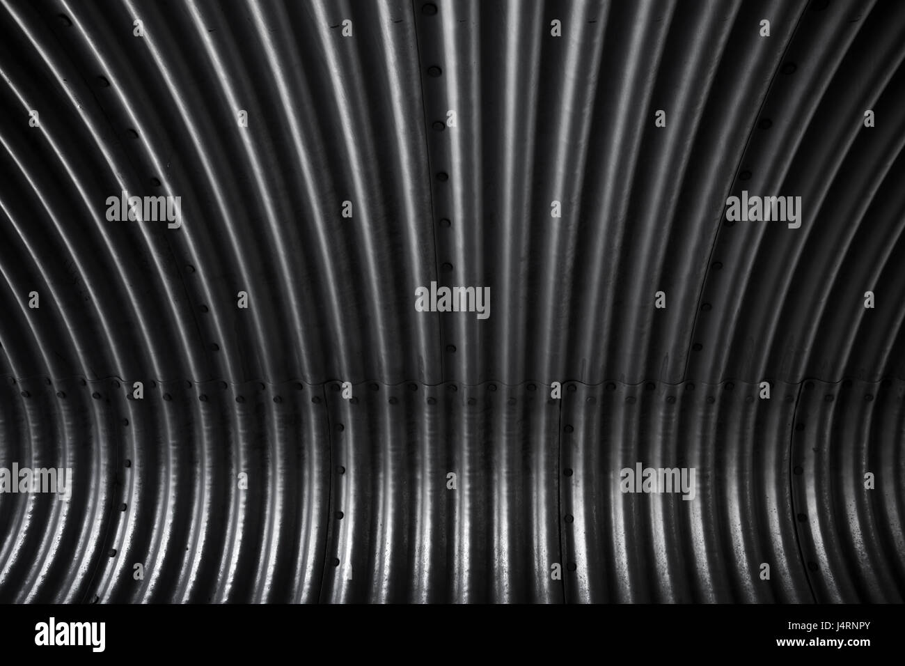 Corrugated metal wall pattern, dark industrial background texture ...