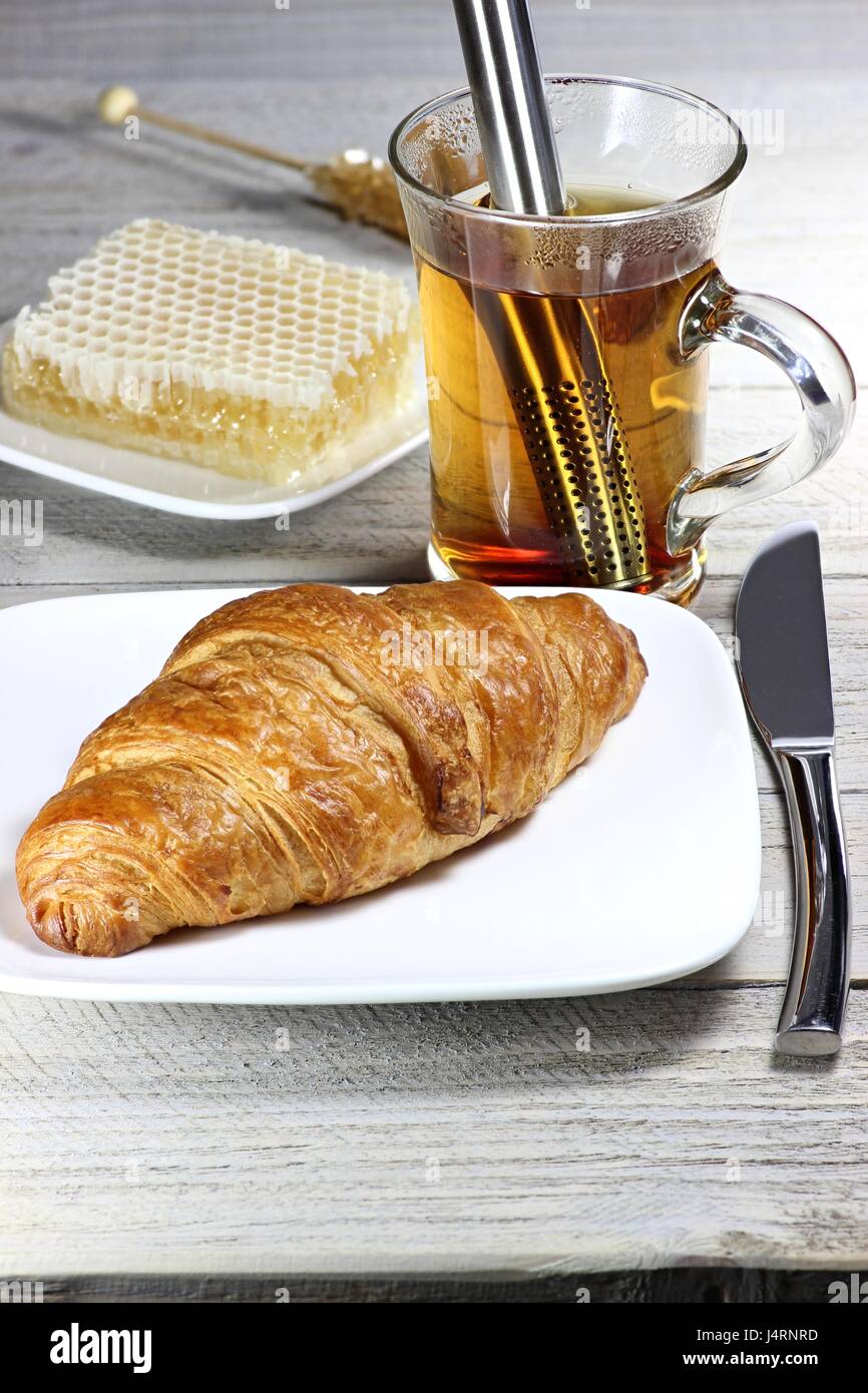 Croissant tea hi-res stock photography and images - Alamy
