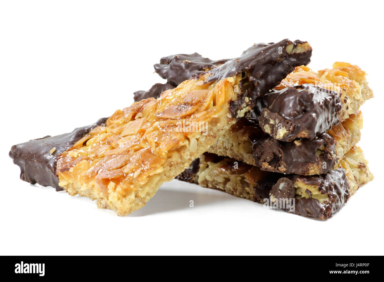 homemade German nut wedges isolated on white background Stock Photo - Alamy