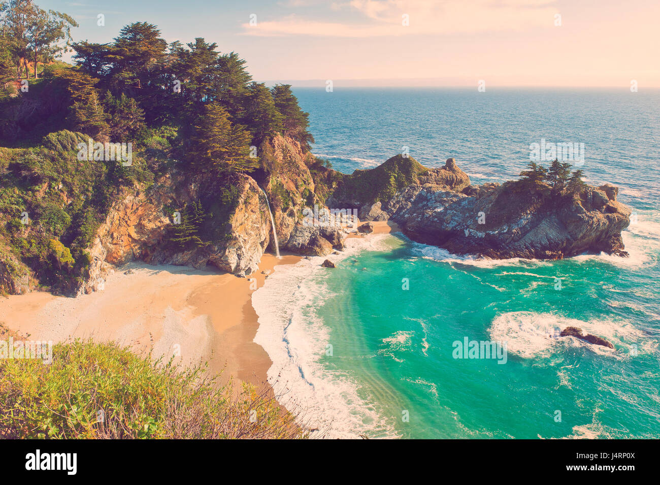 McWay Waterfall in Big Sur, California, USA Stock Photo - Alamy