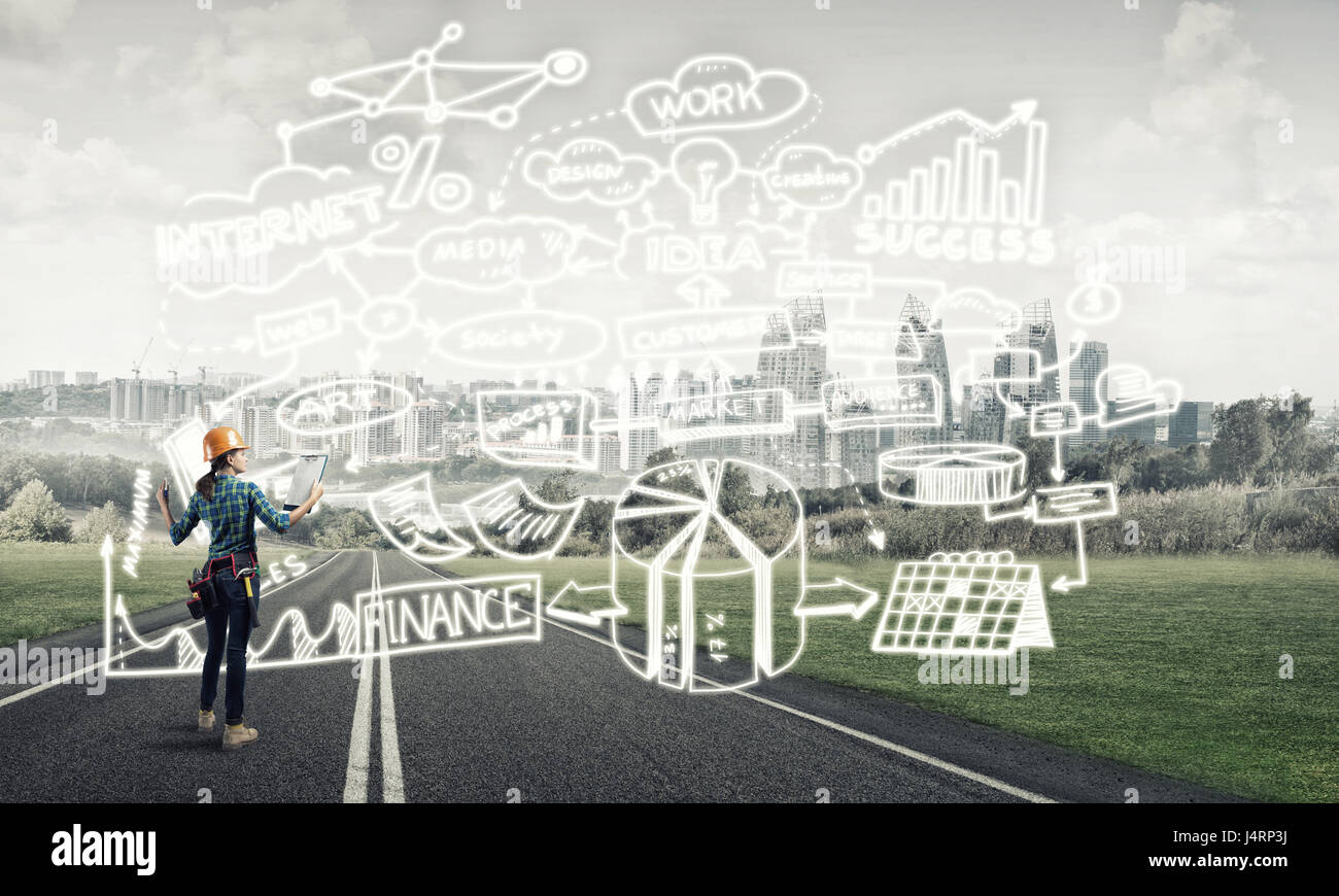Industrial construction and maintenance Stock Photo - Alamy