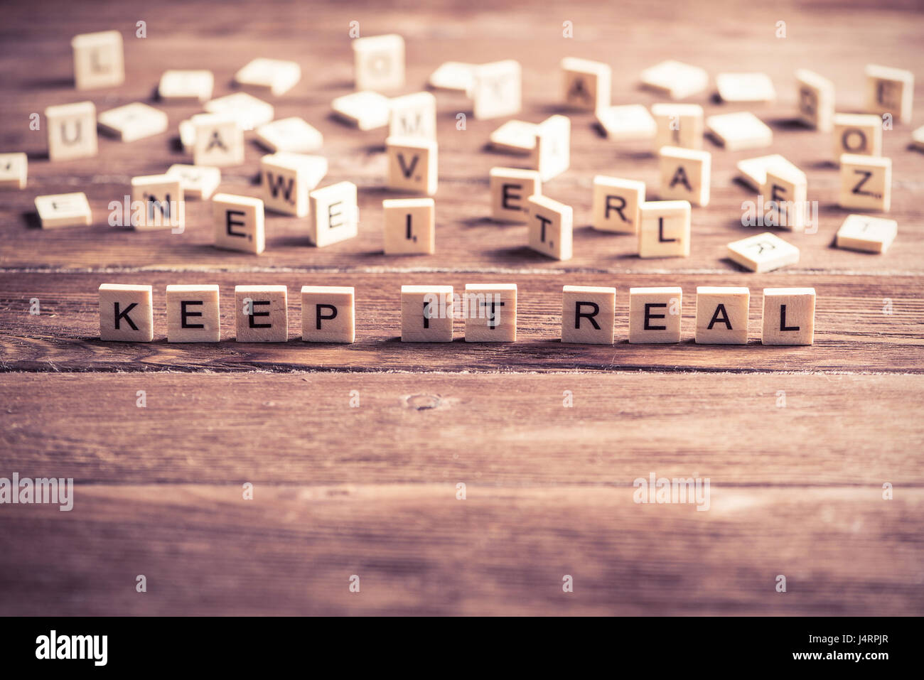 keep it real motivation Stock Photo - Alamy