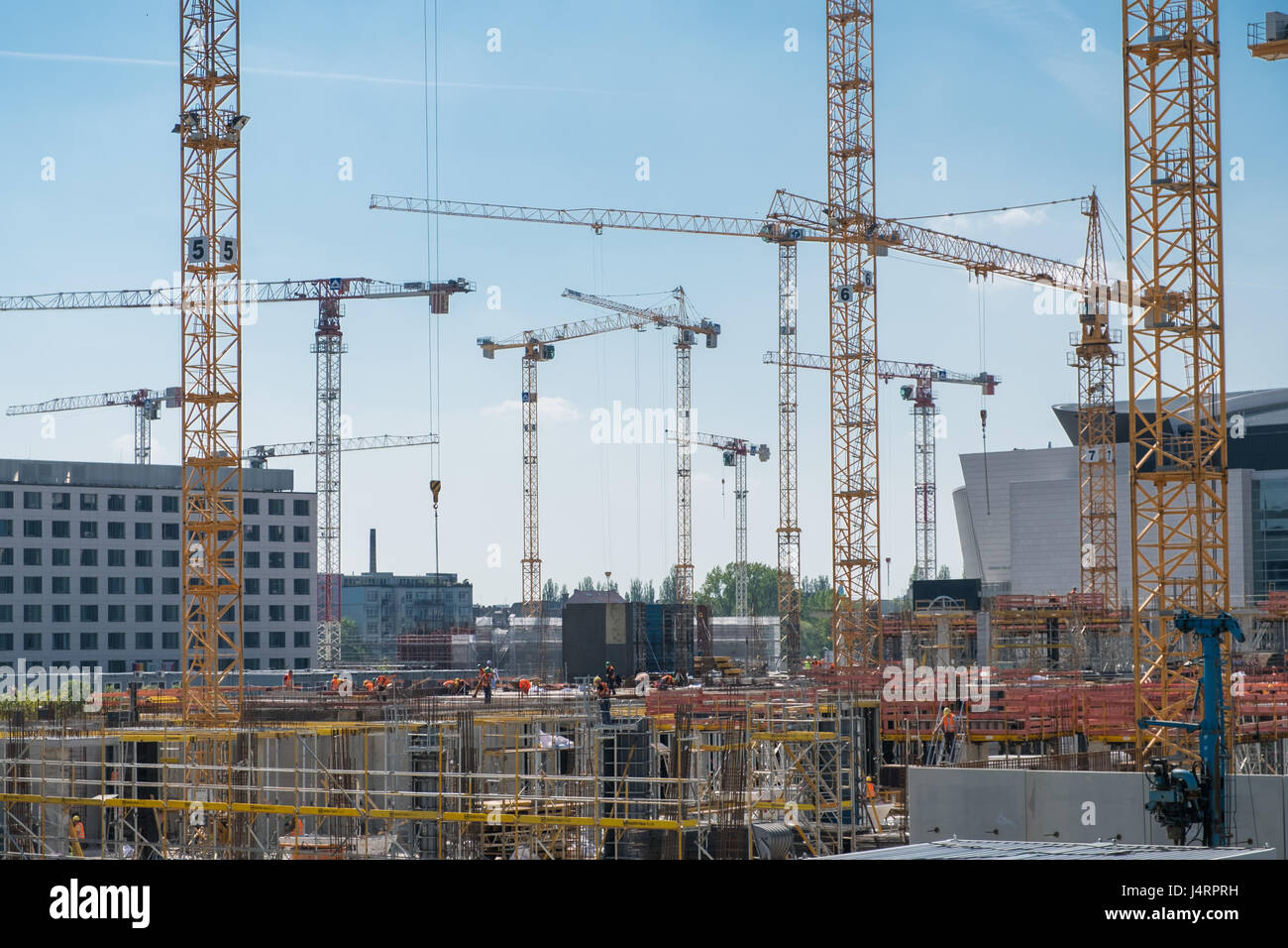 Germany construction workers site hi-res stock photography and images ...