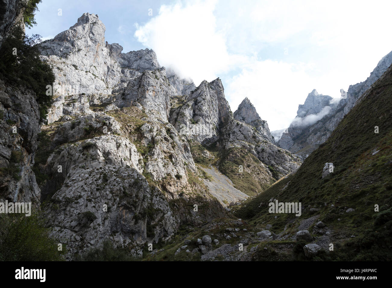 High mountain landscape Stock Photo - Alamy