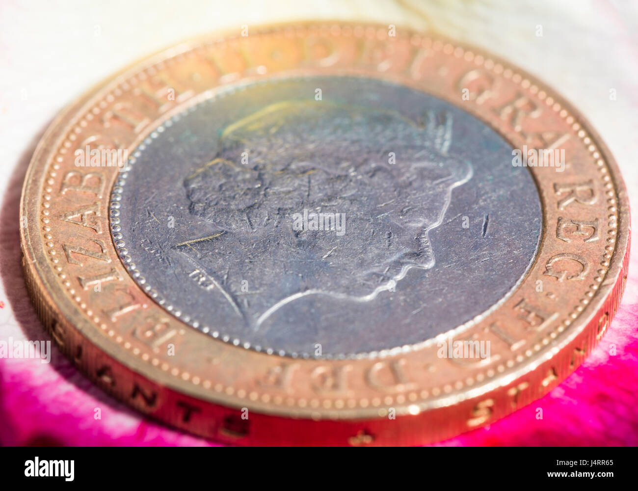 British pound coin Stock Photo - Alamy