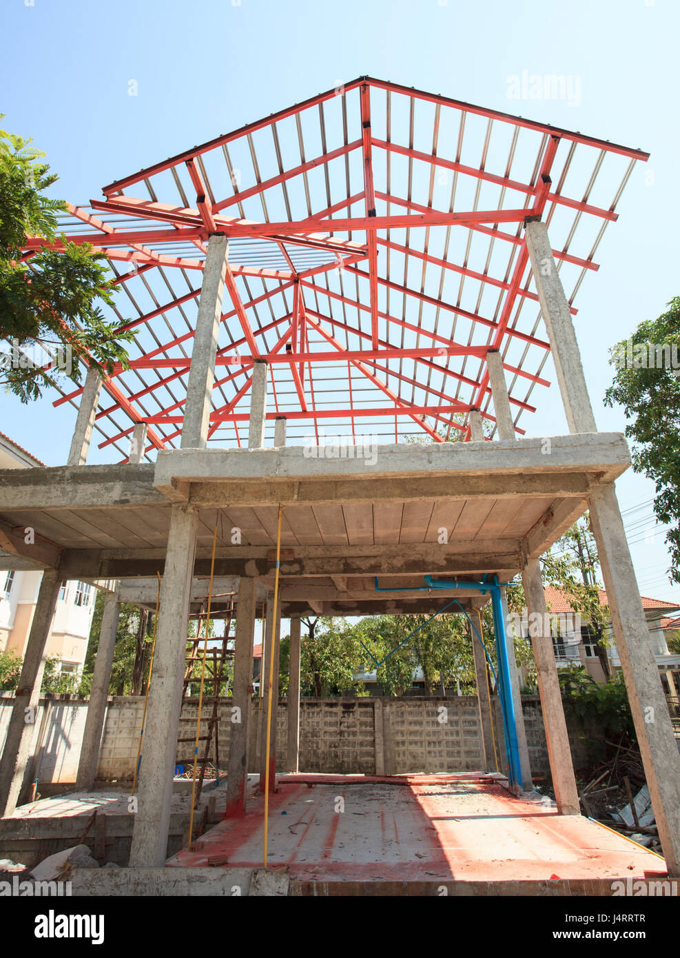 house structure and construction Stock Photo - Alamy