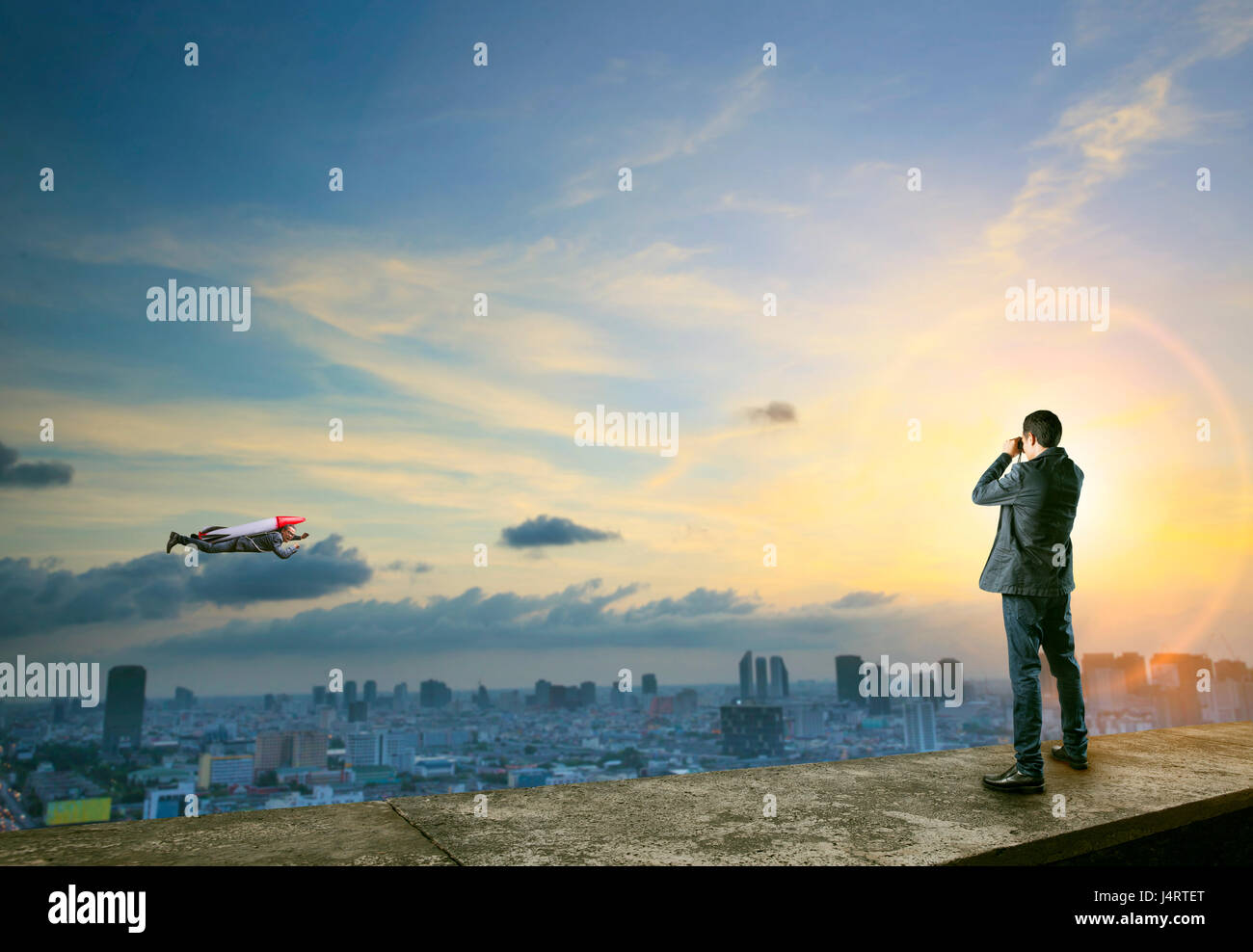 Flying back to the future hi-res stock photography and images - Alamy