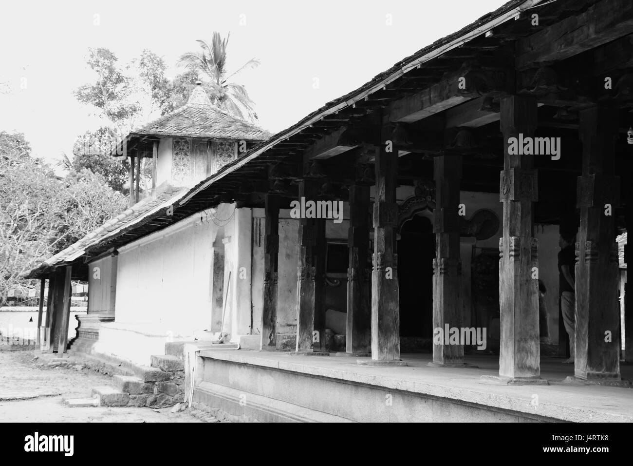 Embekke Devalaya, Kandy Sri Lanka Stock Photo - Alamy