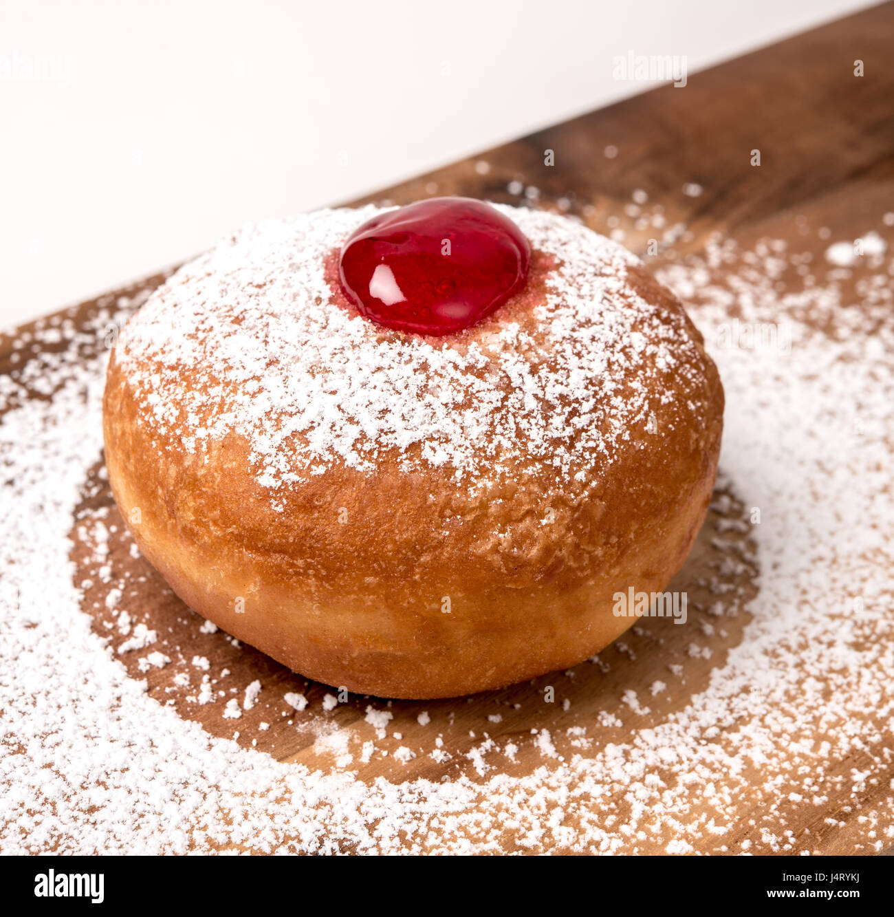 Sufganiyah (sufganiyot) a traditional Jewish Doughnut eaten during ...