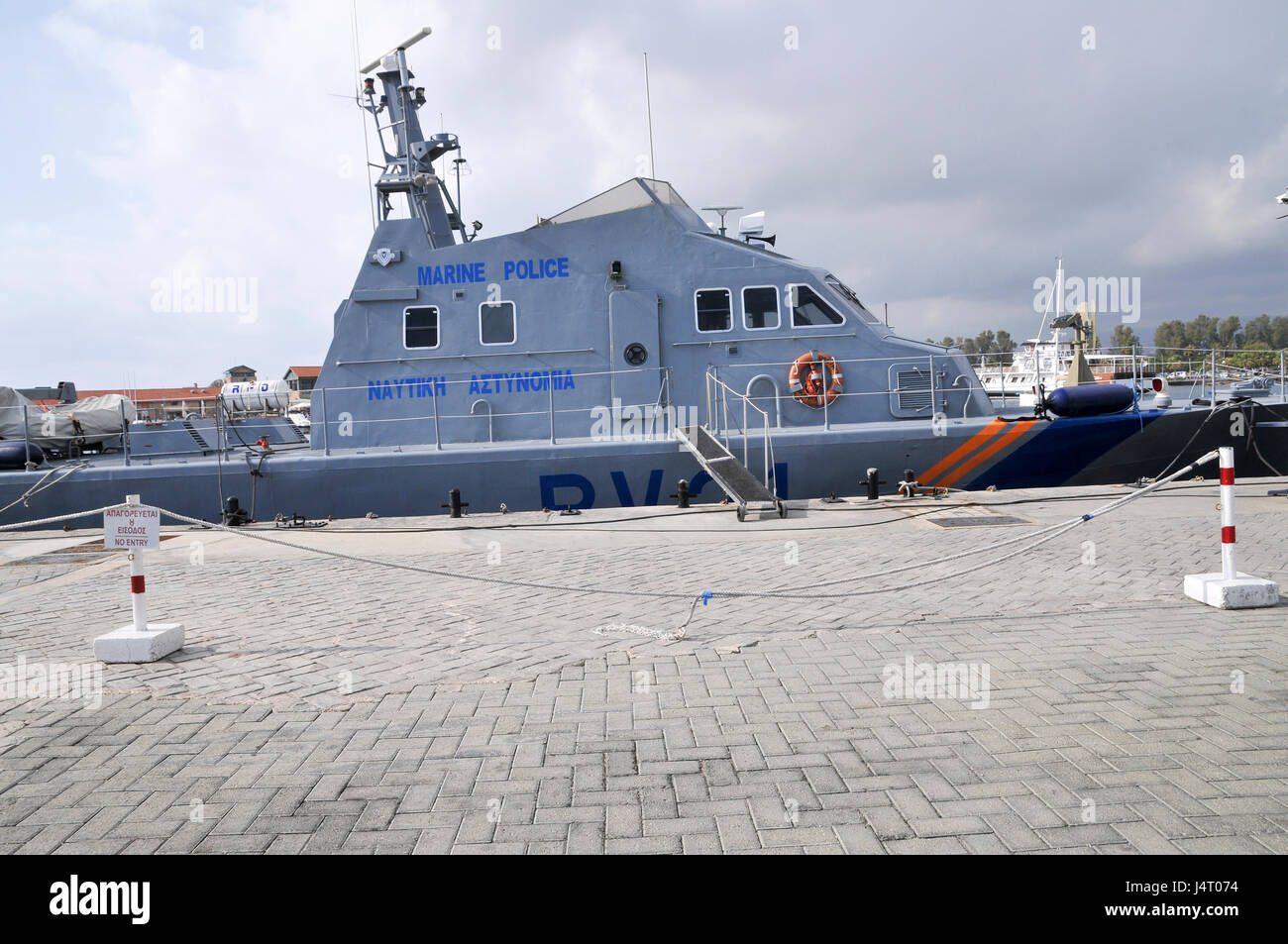 Marine Police, Paphos port, Cyprus Stock Photo - Alamy