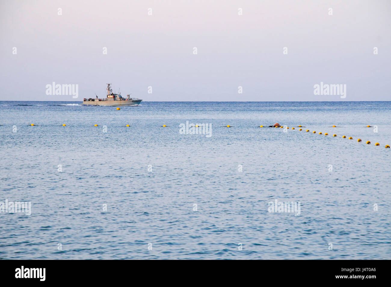 Israel, Eilat, Israeli navy Dabur class patrol boat in the Red Sea ...