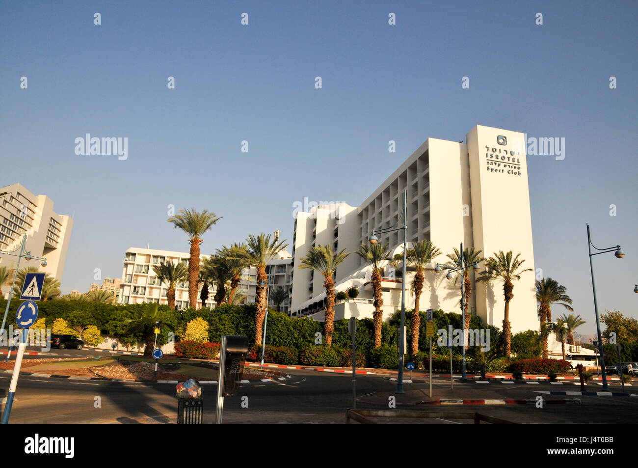 Israel, Eilat Beach, Isrotel Sport Club hotel Stock Photo - Alamy