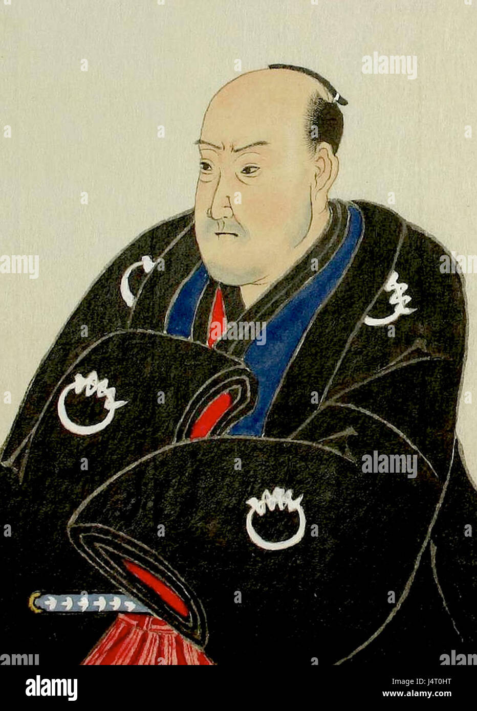 This is a cropped depiction of a print by Toyokuni Utagawa I, a ...
