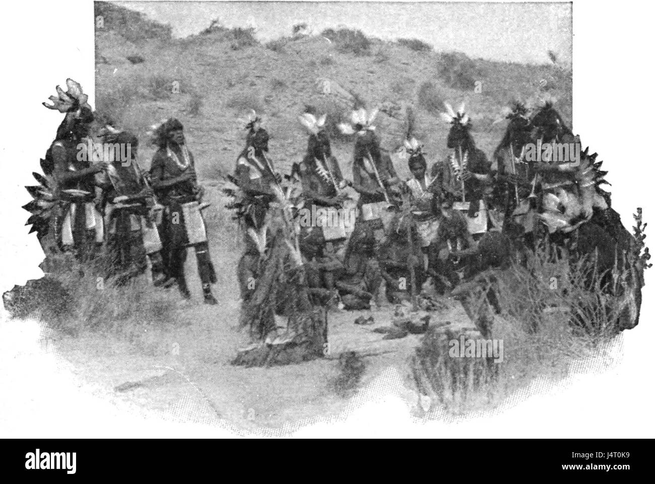 Tribal dance Black and White Stock Photos & Images - Alamy