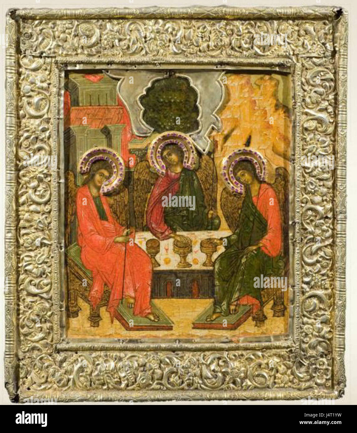 The ikonostasis at Tsarevna Sofia's tomb, dating from 1664, is an ...