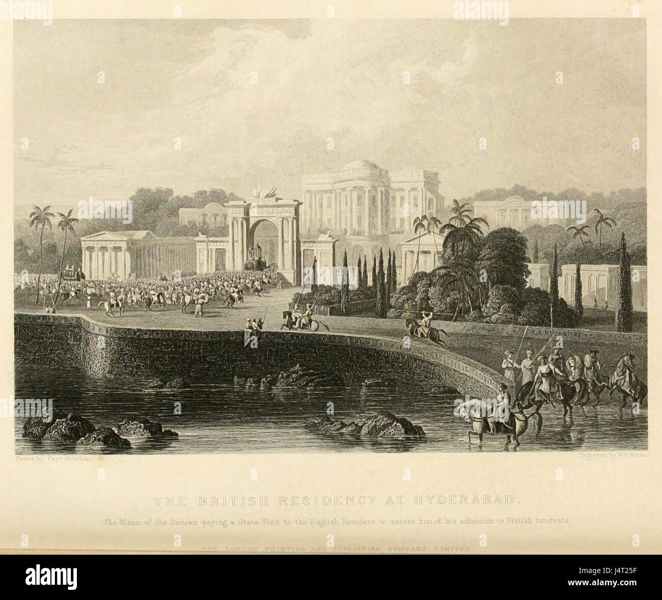'The British Residency at Hyderabad' refers to the official residence ...