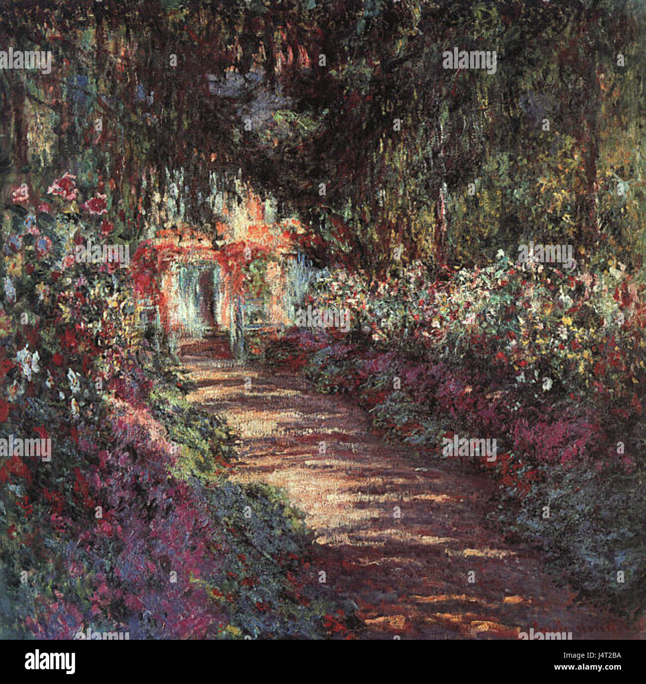 Claude Monetâ€™s 'The Garden in Flower' (1900) is a celebrated painting ...