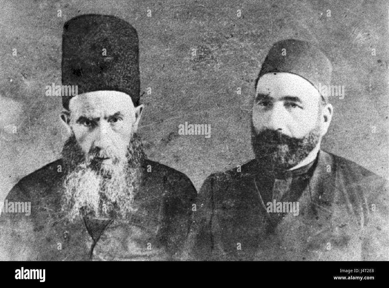 Portraits of Zeynalabdin Taghiyev and Hajibala Hashimov, two ...