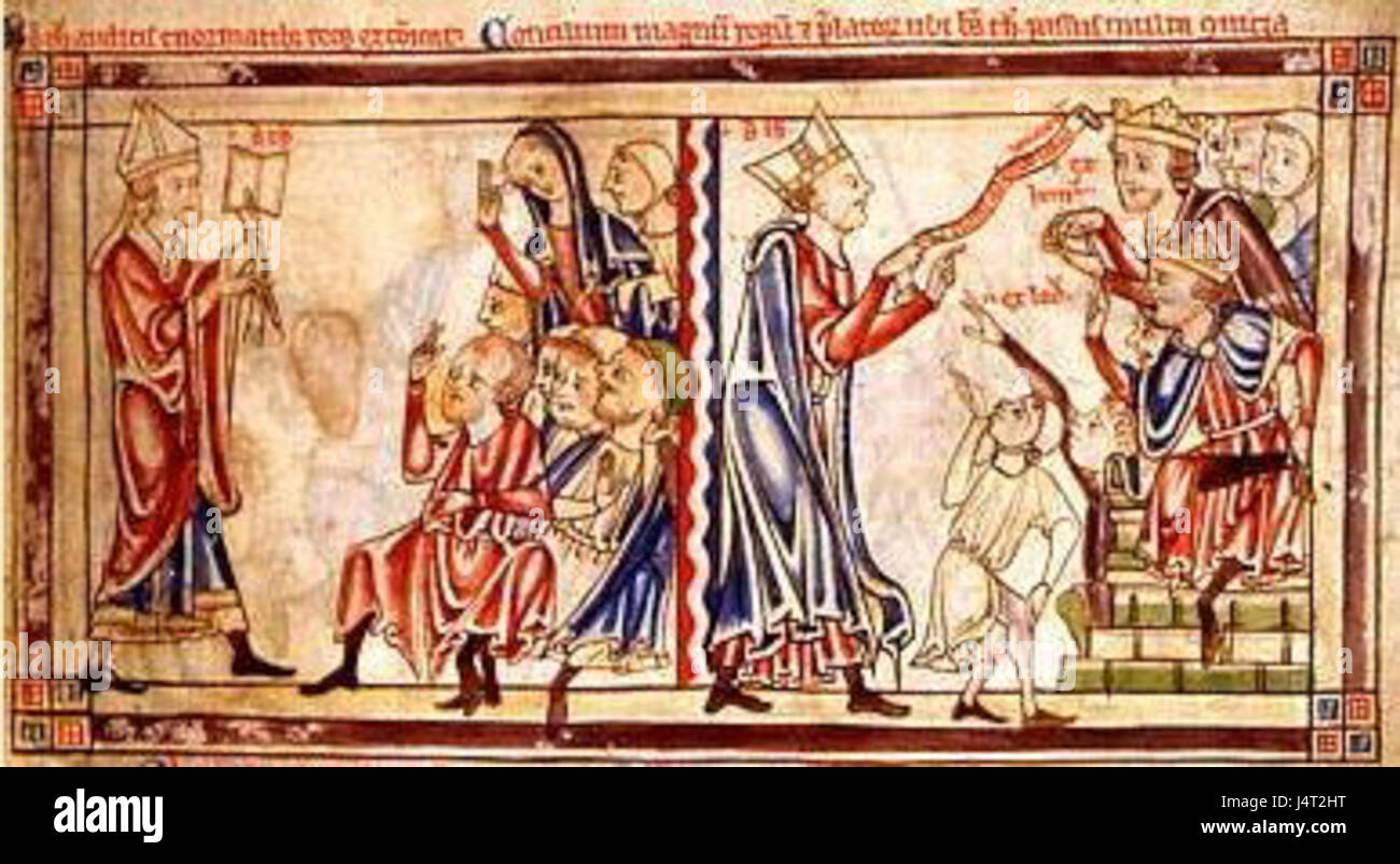 Thomas a becket manuscript hi-res stock photography and images - Alamy
