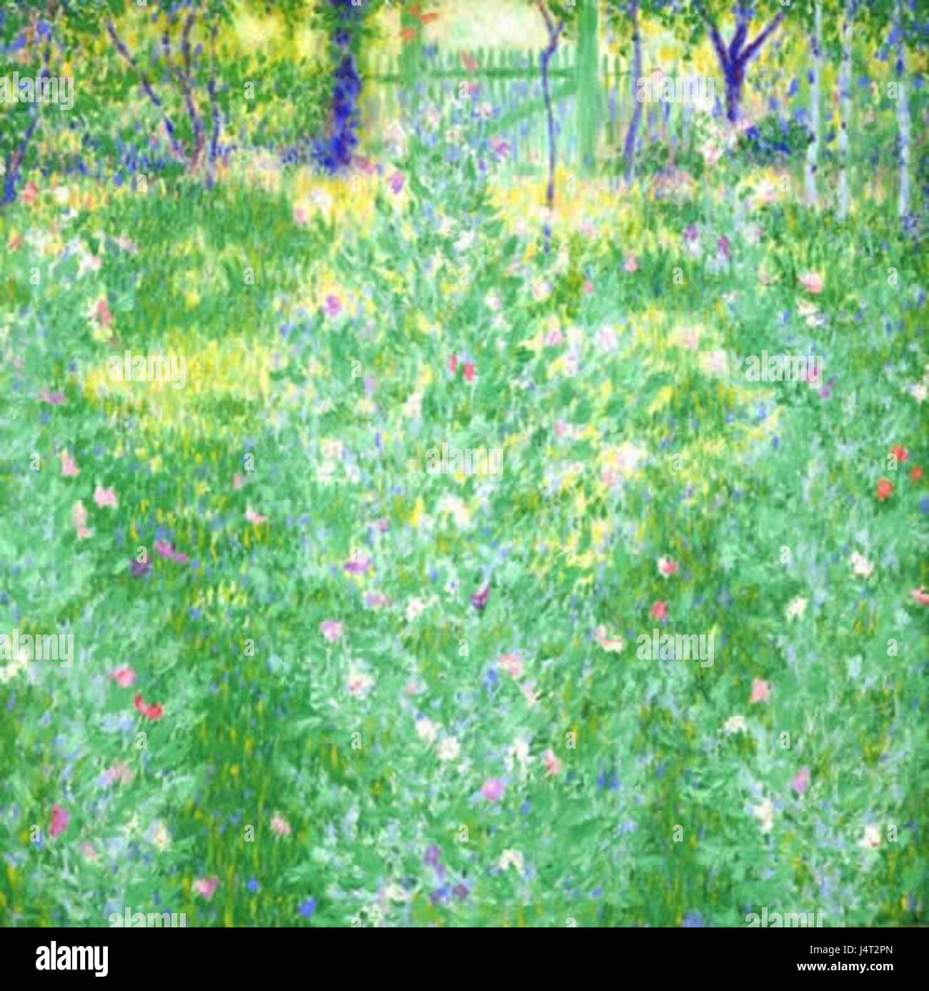 Theodore earl butler sweet peas butlers garden giverny Stock Photo - Alamy