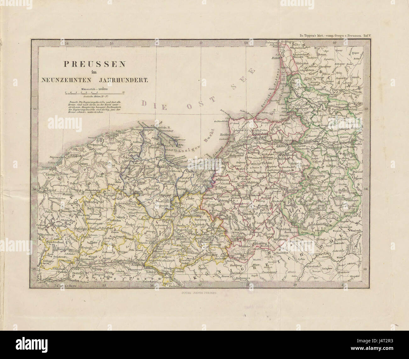 Preussen map hi-res stock photography and images - Alamy
