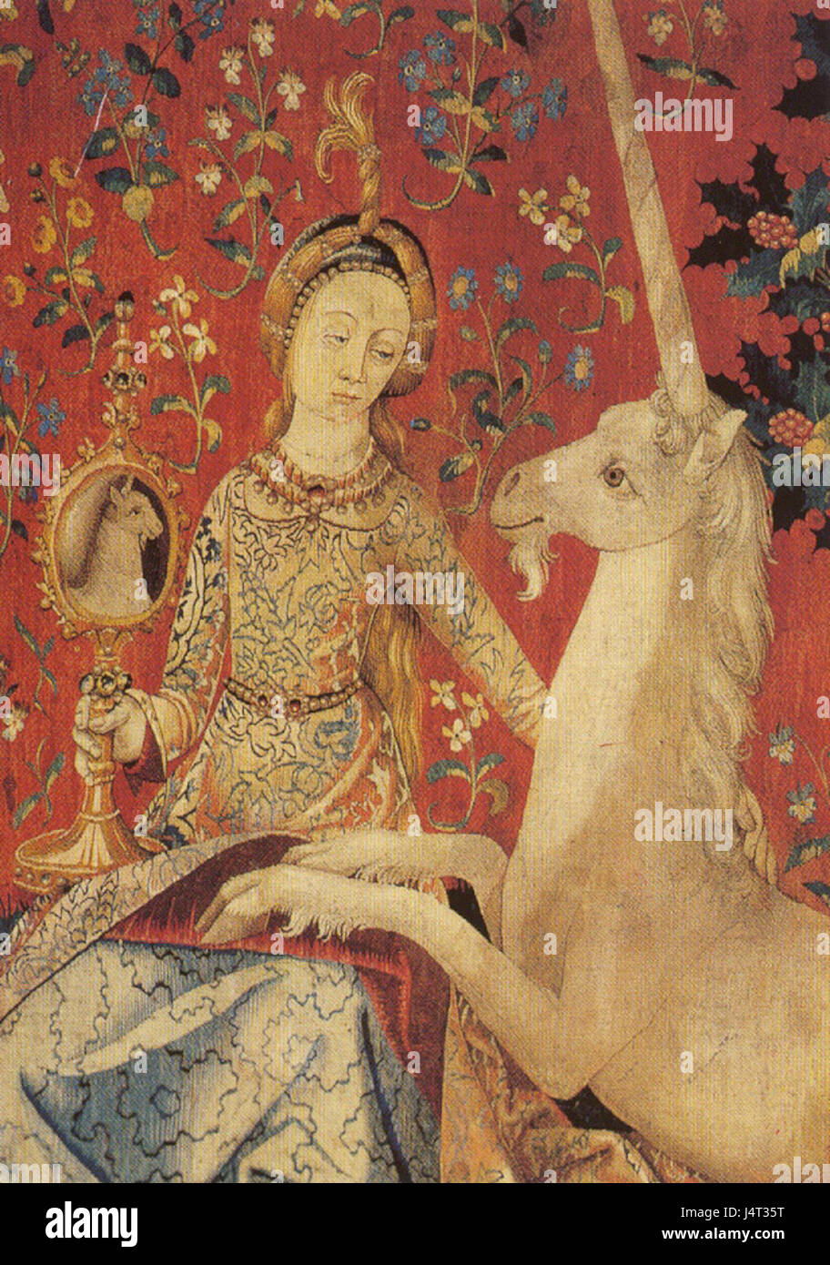 The Lady and the Unicorn is a famous set of tapestries from the 15th ...