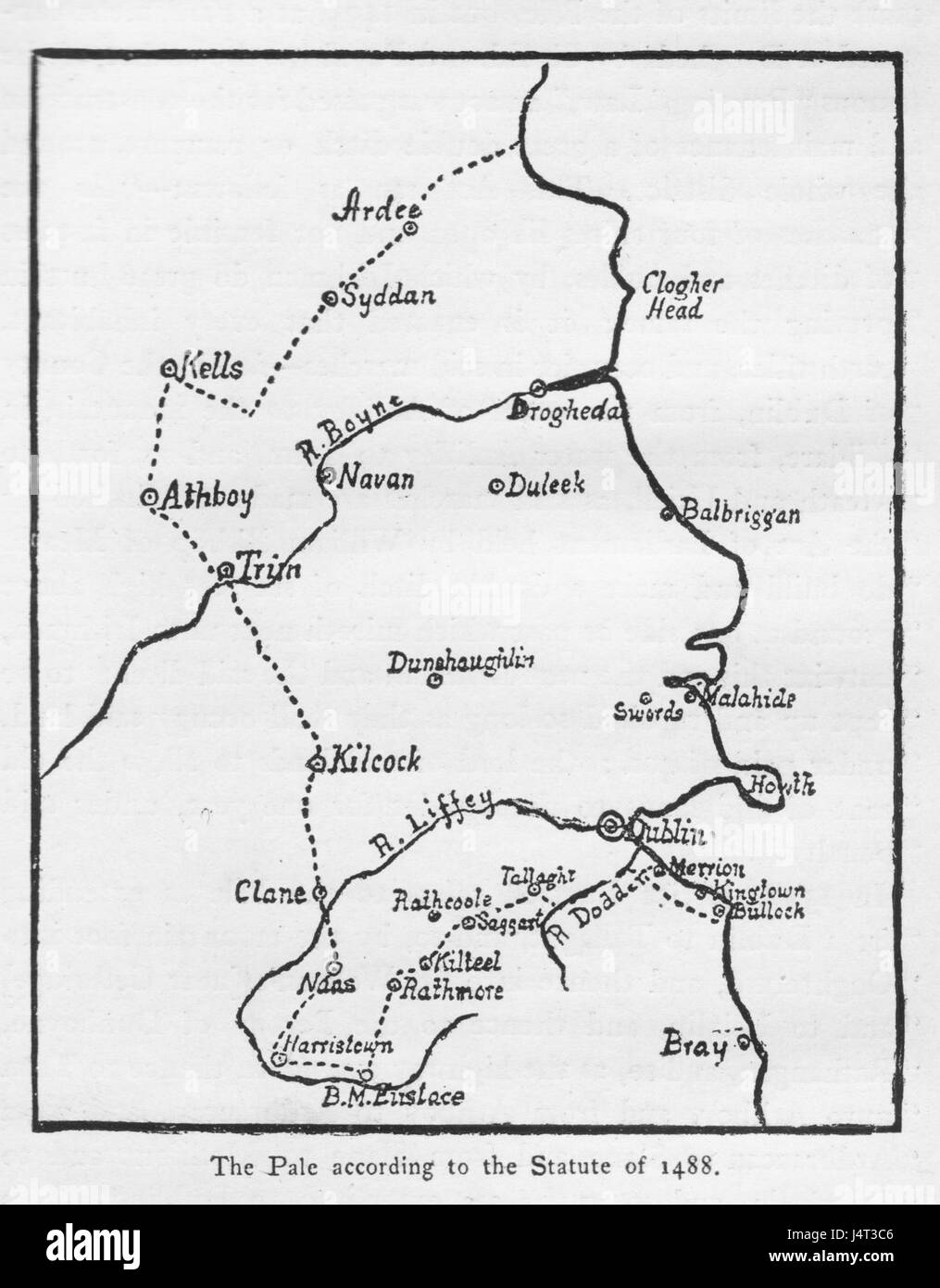 The Pale was a region in Ireland controlled by the English under the ...