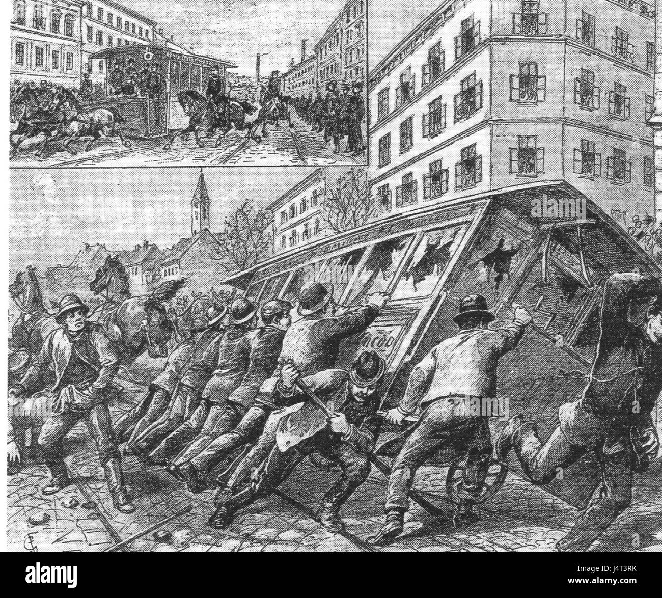 The 1889 tramway strike in Vienna was a significant labor protest ...