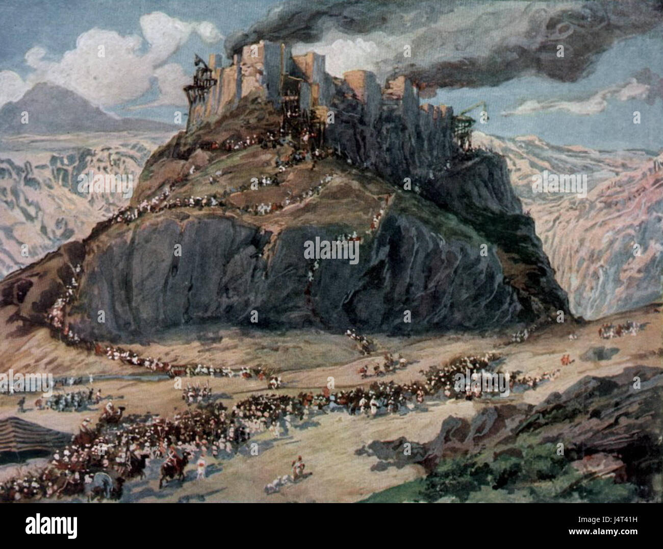 Tissot's 'The Conquest of the Amorites' is a historical painting ...